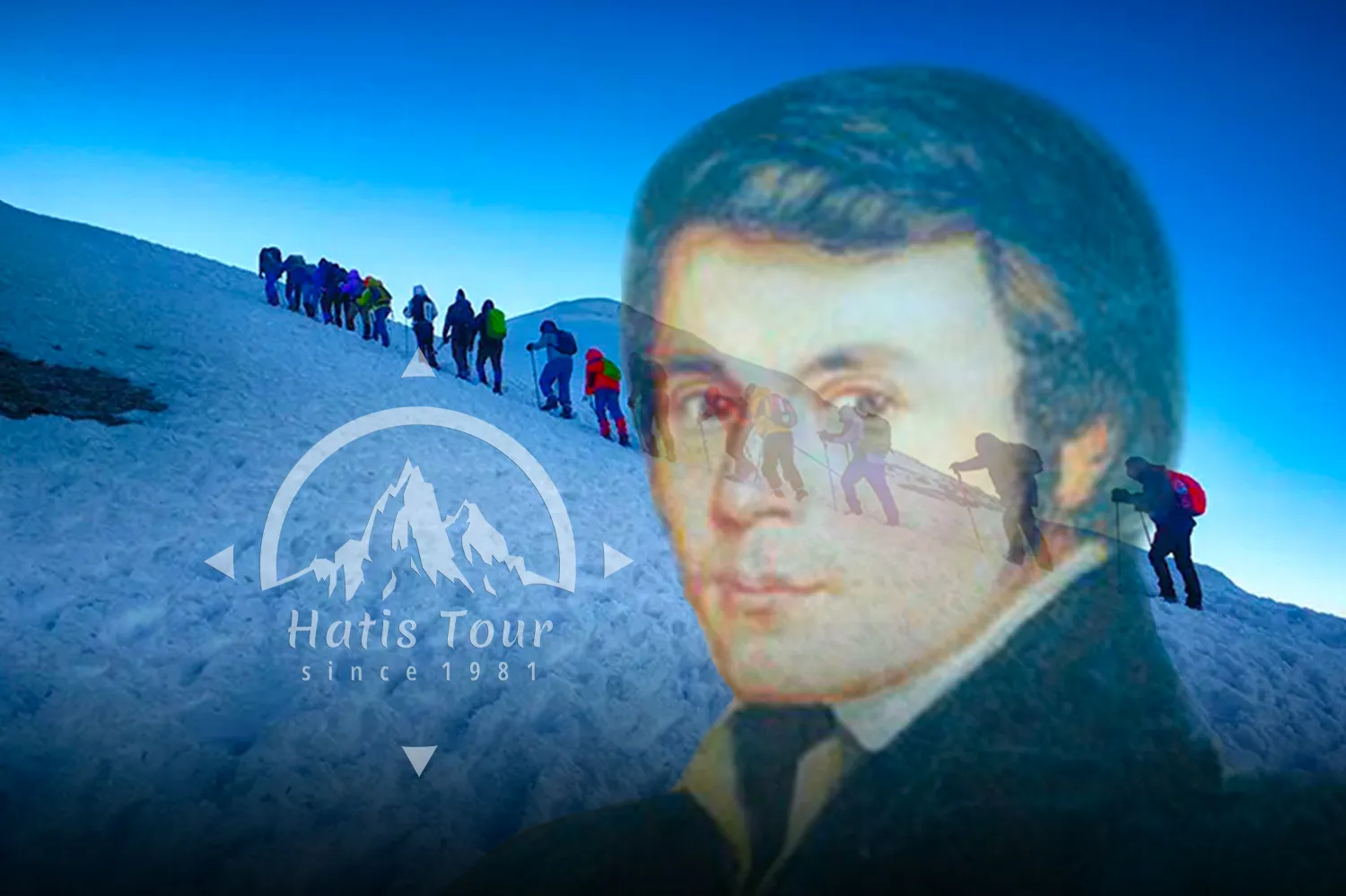 The first Climb of Mount Ararat - Khachatur Abovyan